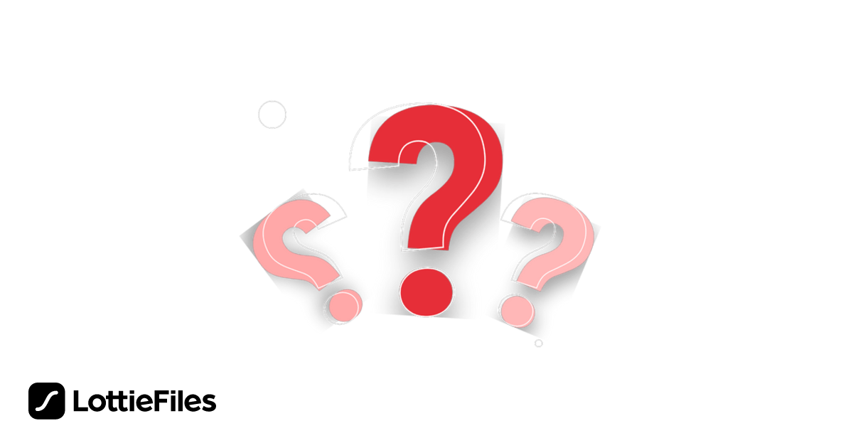 Free Three questions Animation by Evgenii Arlakov | LottieFiles