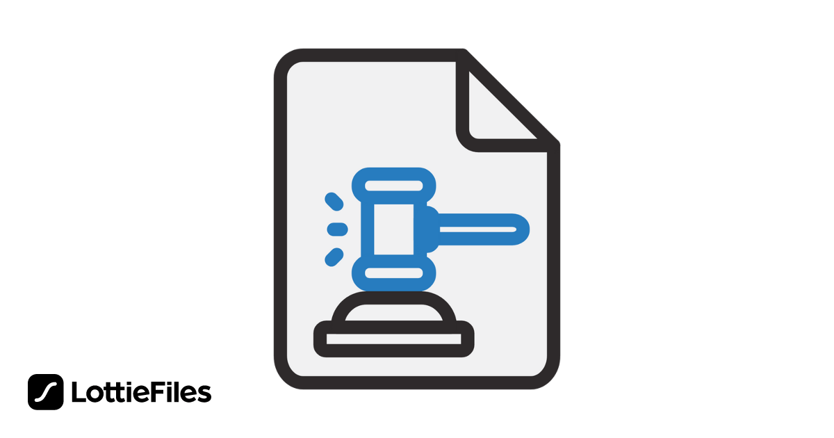 Free LAW FILE Animation by BEARicons | LottieFiles