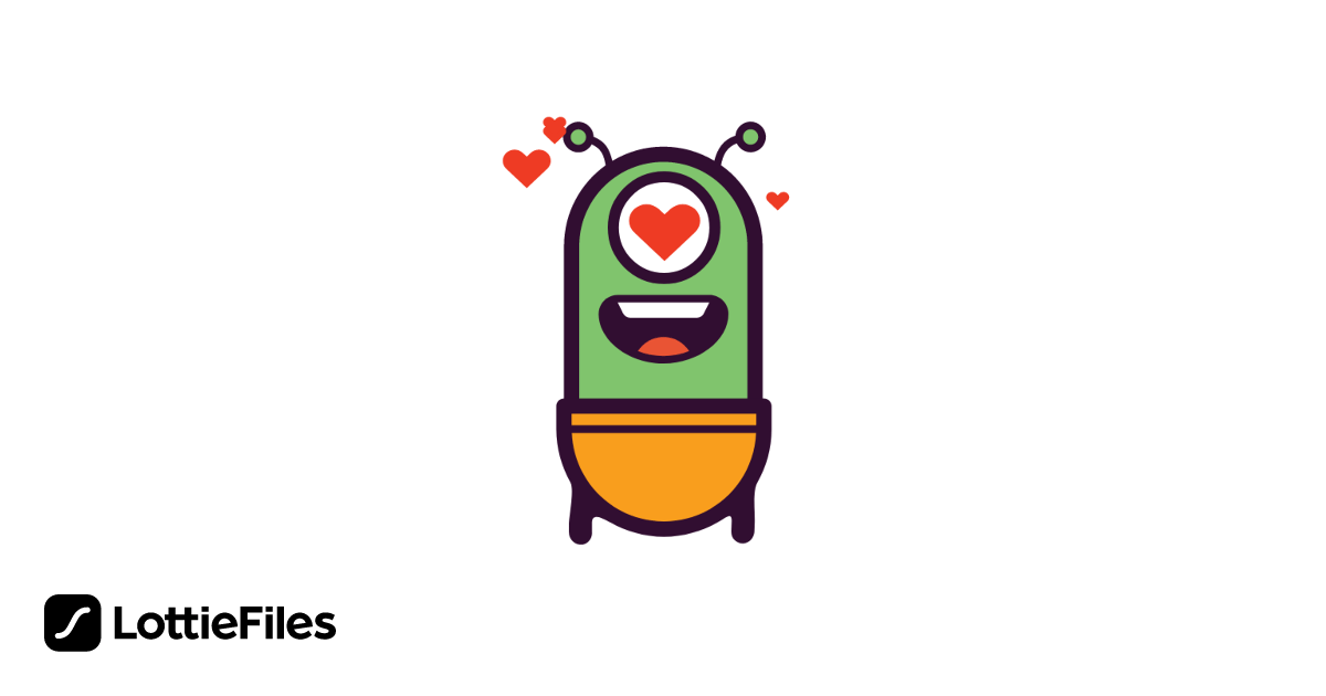 Free Alien love emoji animation Animation by Abdul Latif | LottieFiles