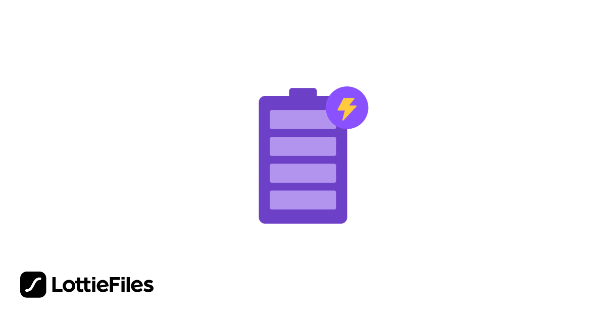 Free Charging In Progress Animation by Dane Aizuddin | LottieFiles