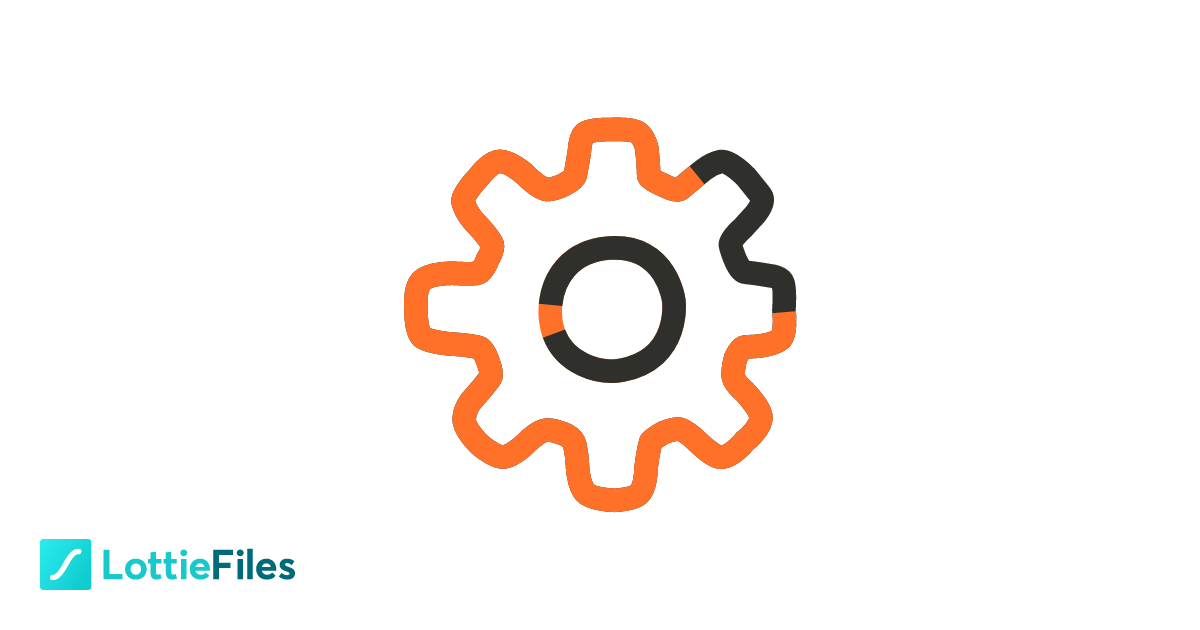 Setting icon animation by Shourya Gupta - LottieFiles