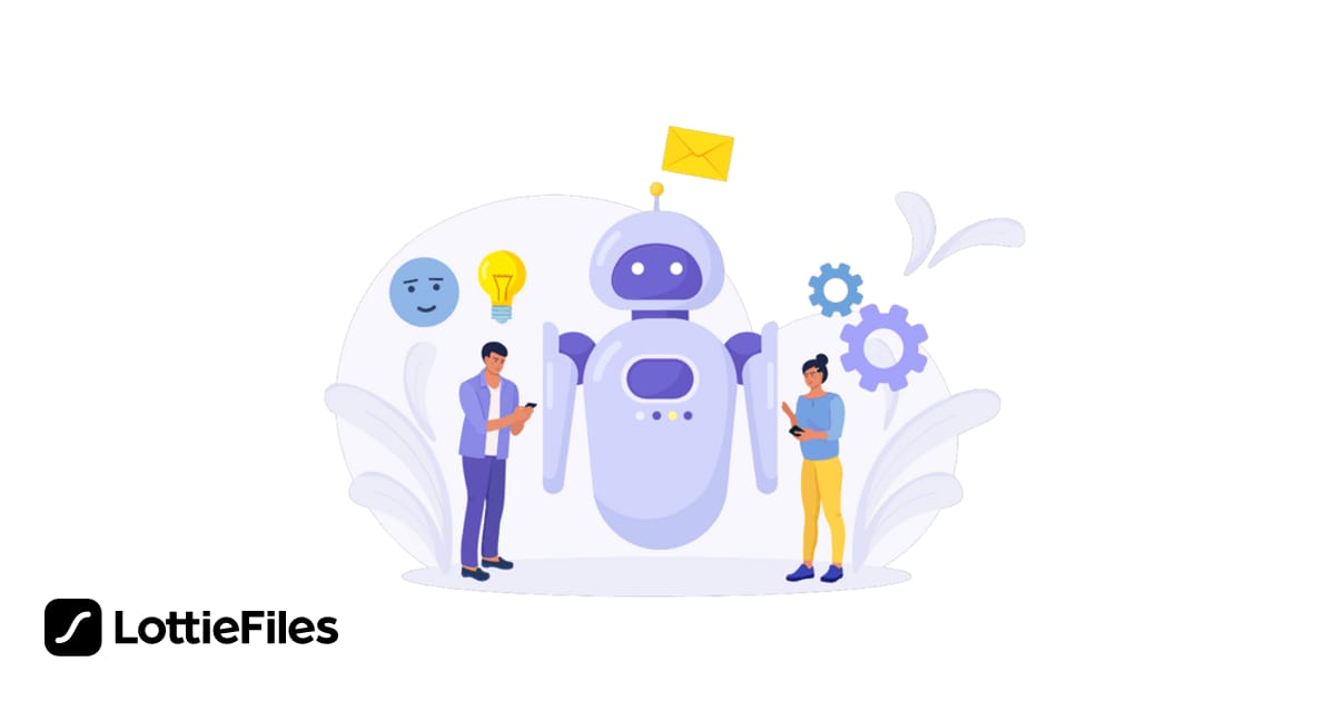 Free AI robot assistant Animation by Abdul Latif | LottieFiles