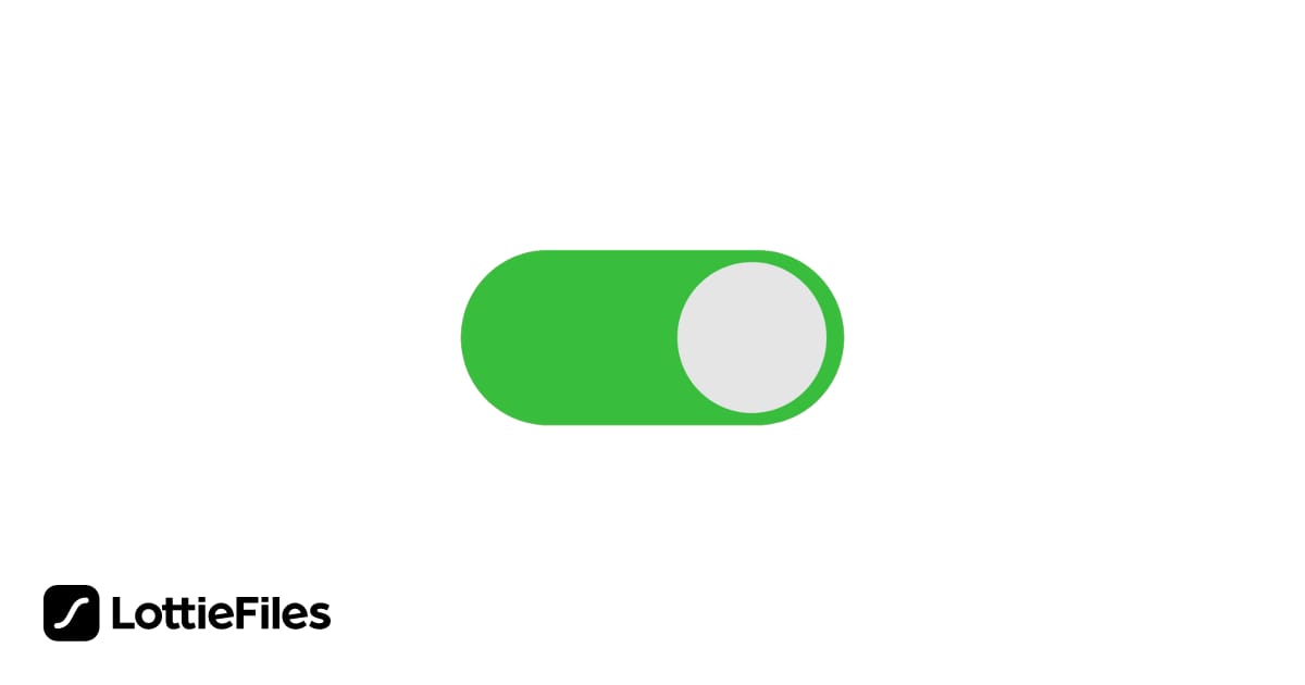 Free toggle switch Animation by Poritos Roy | LottieFiles