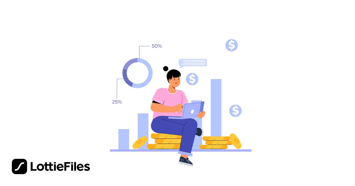 Free women planning about investment Animation by Aniee | LottieFiles