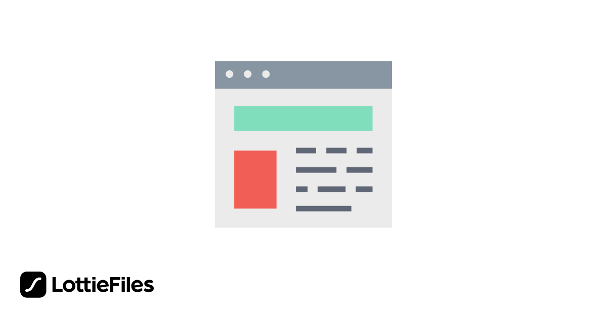 Free Website Front interface Animation Animation by red mouse | LottieFiles