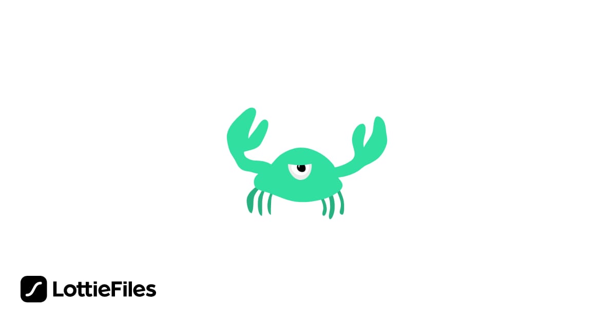 Free crab Animation by Ozgen Cizmeciogullari | LottieFiles