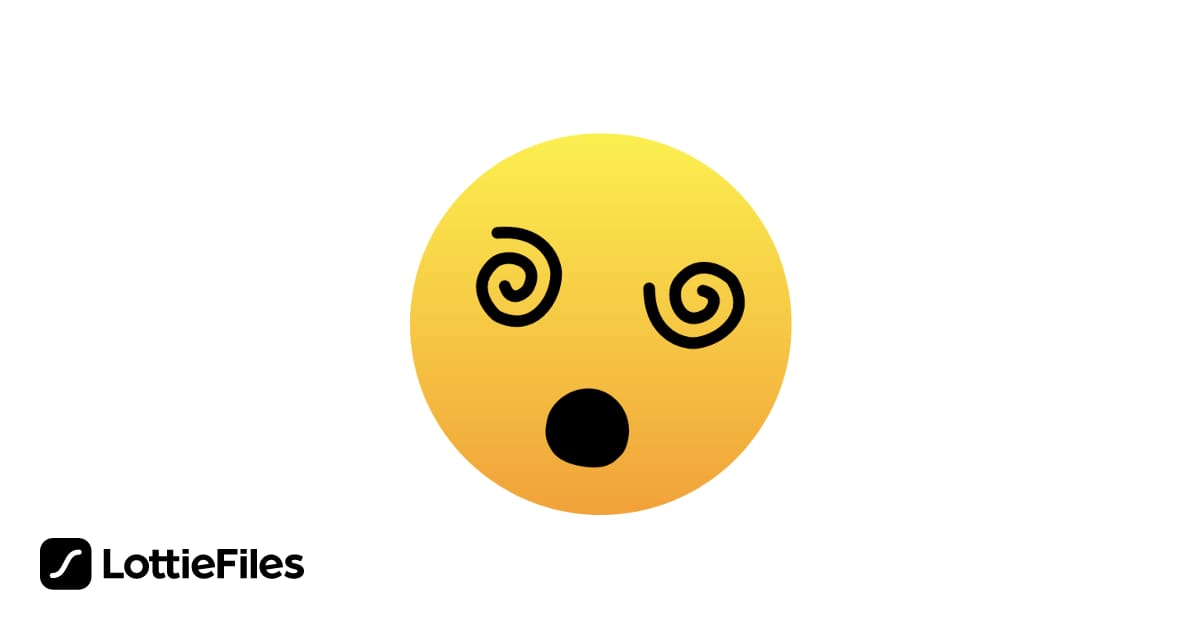 Free Dizzy Face Emoji Animation by Jitu Raut | LottieFiles