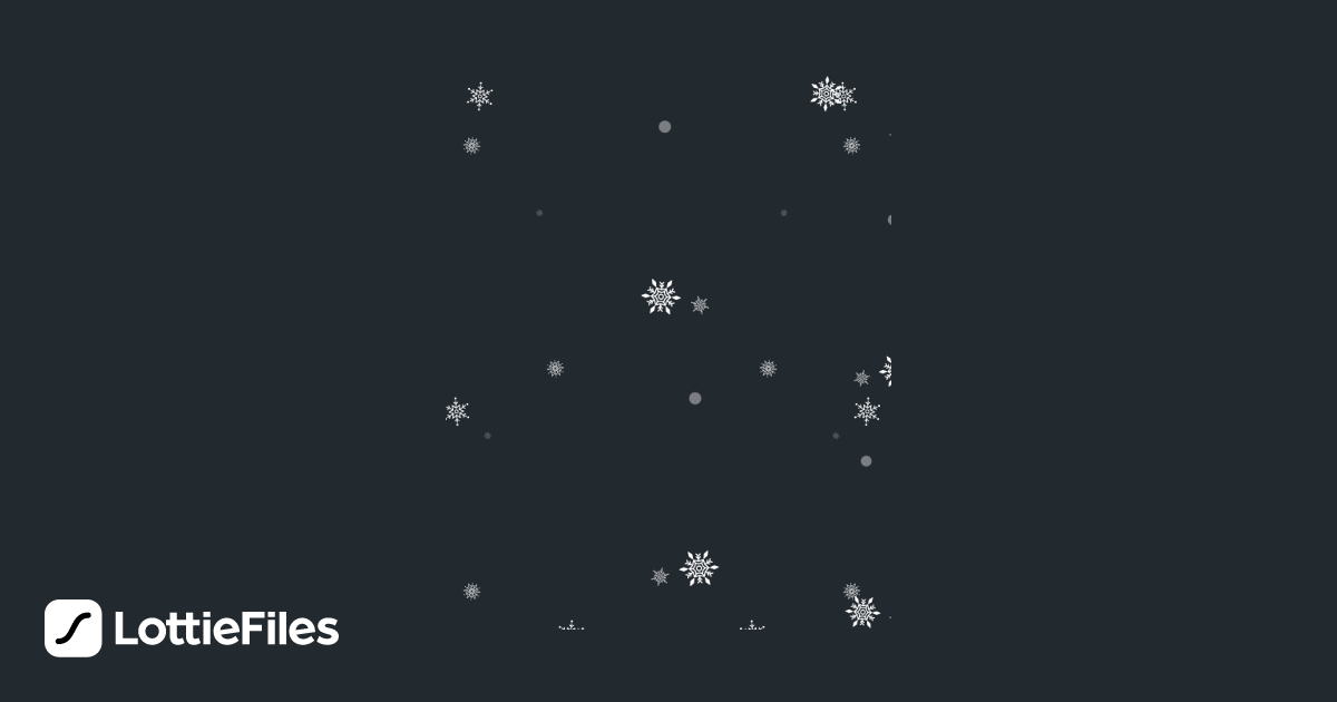 Free Snow Fall Animation by Bùi Vịnh | LottieFiles