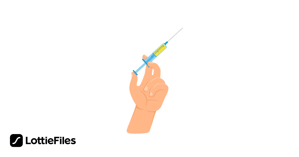 Free Hand with syringe vaccine antibiotic virus Animation by Yohan ...