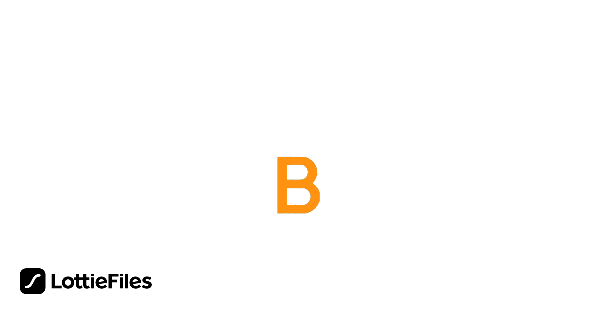 Free B Alphabet Animation Animation by Meetanshi Inc | LottieFiles