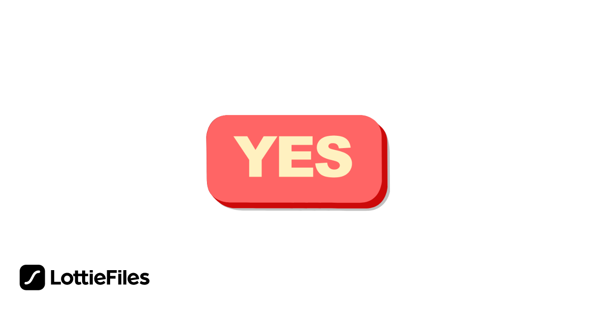 Free button YES Animation by jk kim | LottieFiles