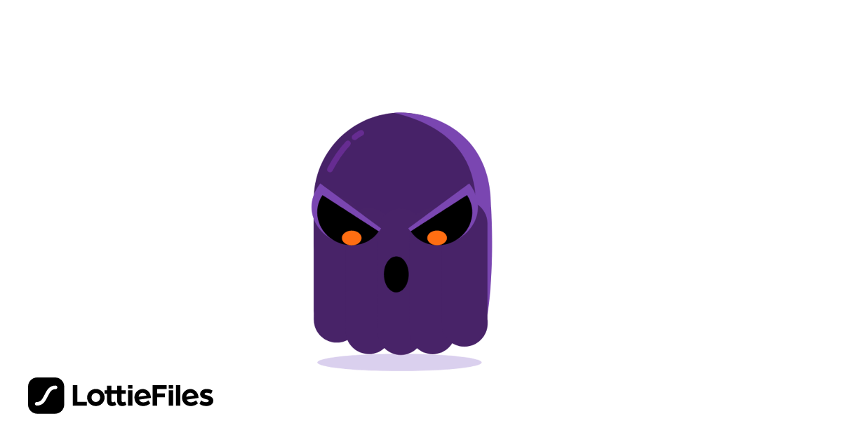 Free Spooky Floating Ghost Animation by LottieFiles | LottieFiles