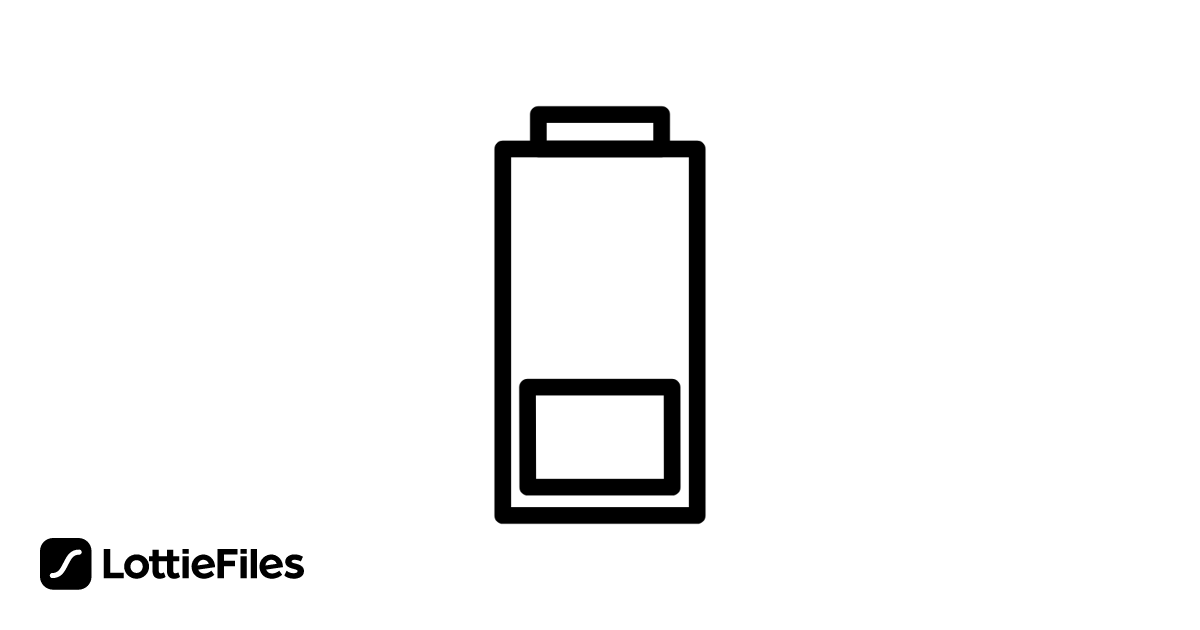 Free Low battery Animation by LottieFiles | LottieFiles