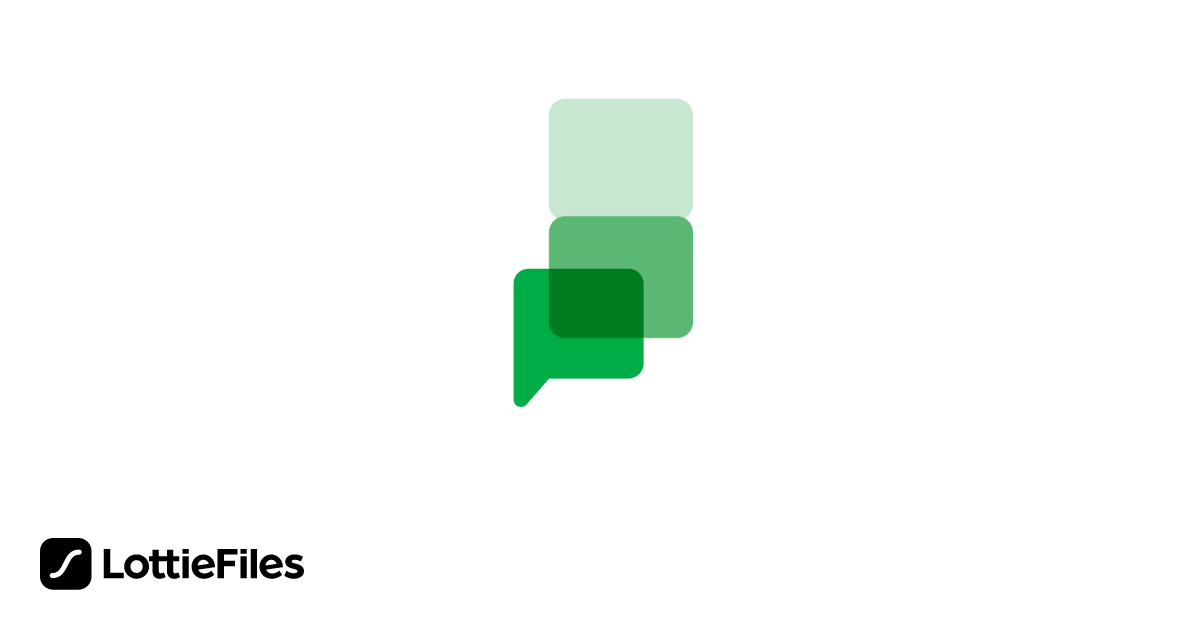 Free Google Icons | Chat Animation by Jeffrey Christopher | LottieFiles