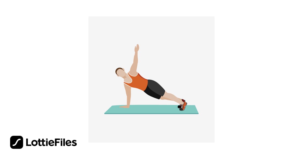 Free T Plank Excercise Animation by Dinh Bui Xuan | LottieFiles