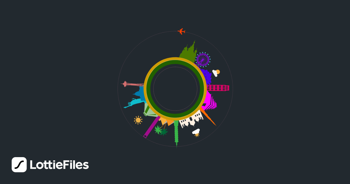 Free world Tour Animation by Namir Mostafa | LottieFiles