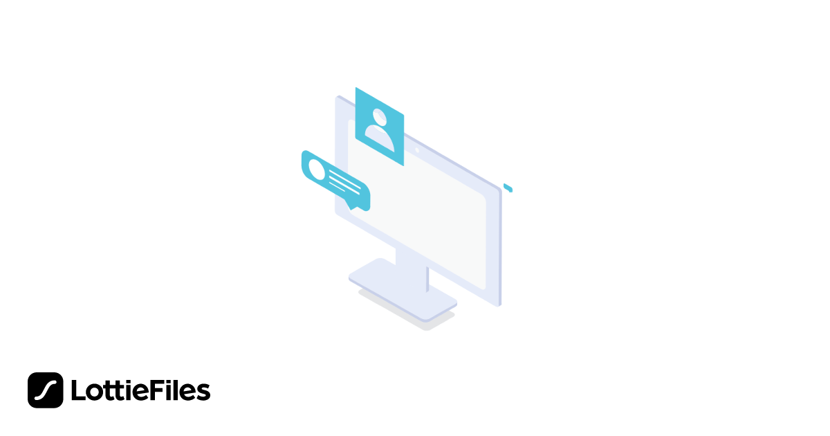 Free Desktop Message elements 1 Animation by Qodehub Design | LottieFiles