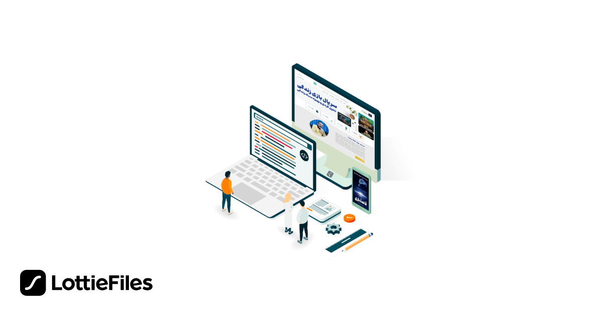 Free Team working website Animation by Nima Bidel | LottieFiles