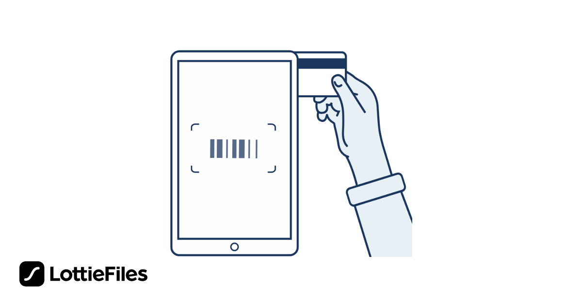 Free Scan Card Barcode Animation by Claire Jardin | LottieFiles