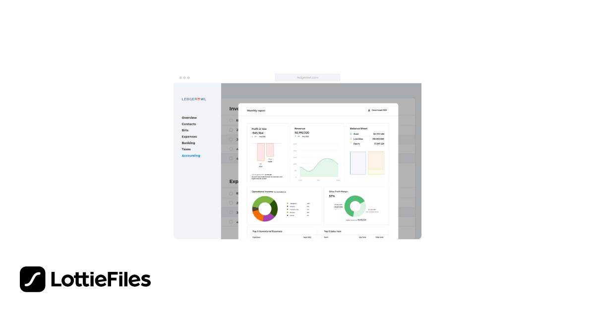 Free Features - Reporting - Desktop/Tab Animation by Fabia Lugas ...