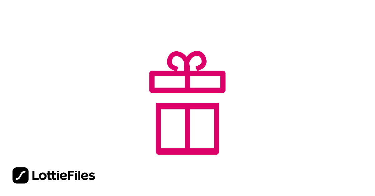 Free Animated Gift Box Icon Animation by GerryGraphics | LottieFiles