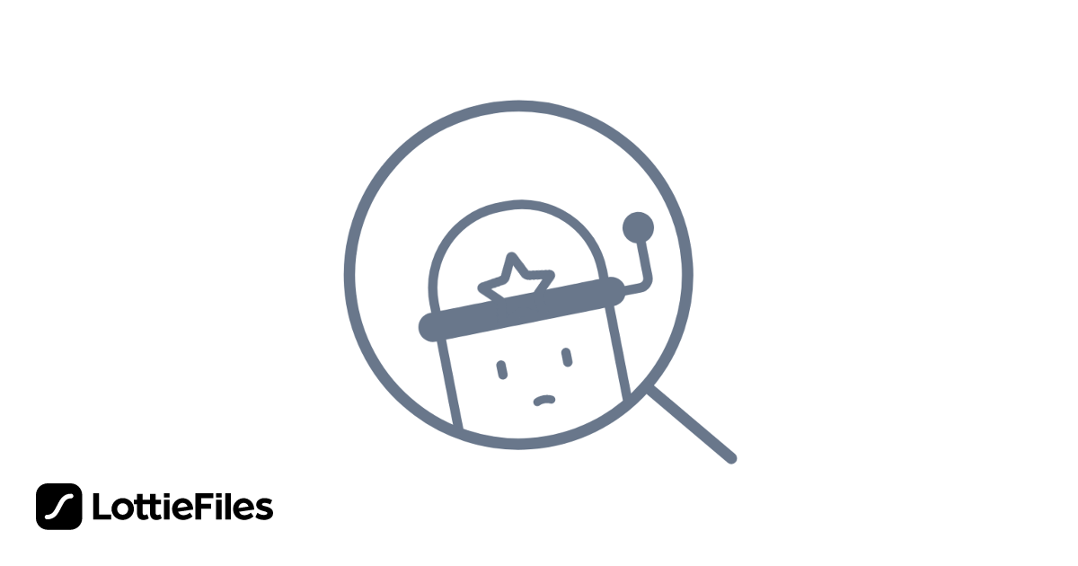 Animación gratuita de Εrror search Lottie de Evanthia Papakosma ...