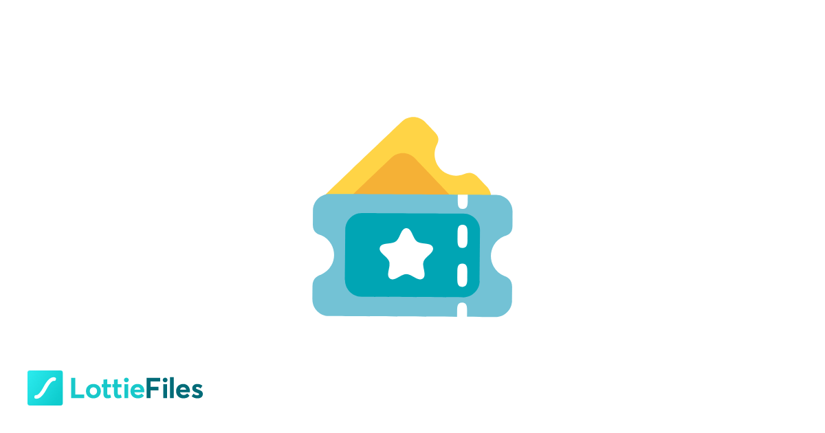 ticket blue by Giovana Pontes - LottieFiles ticket blue by Giovana Pontes - LottieFiles