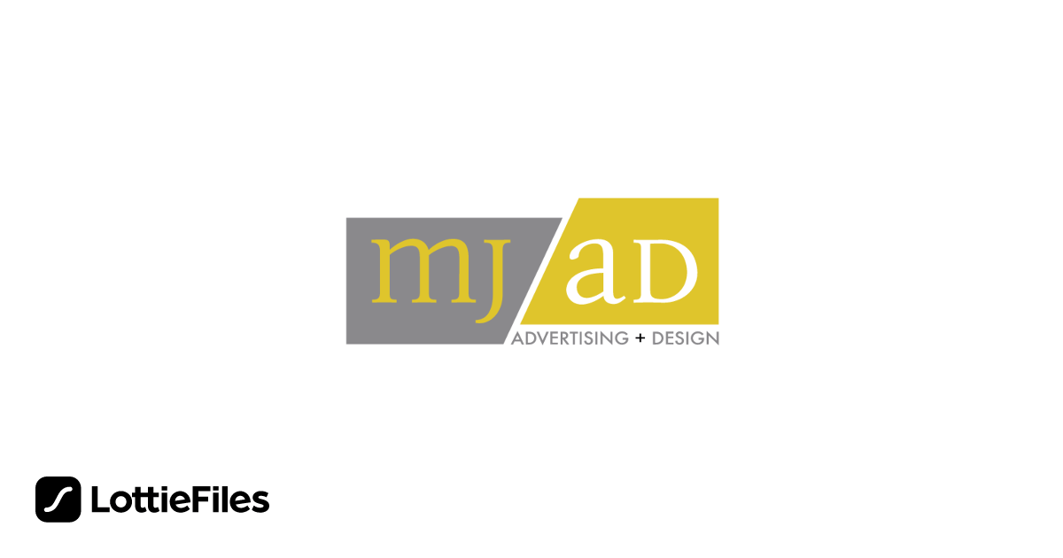 Free MJAD Logo Animation by Kat James | LottieFiles