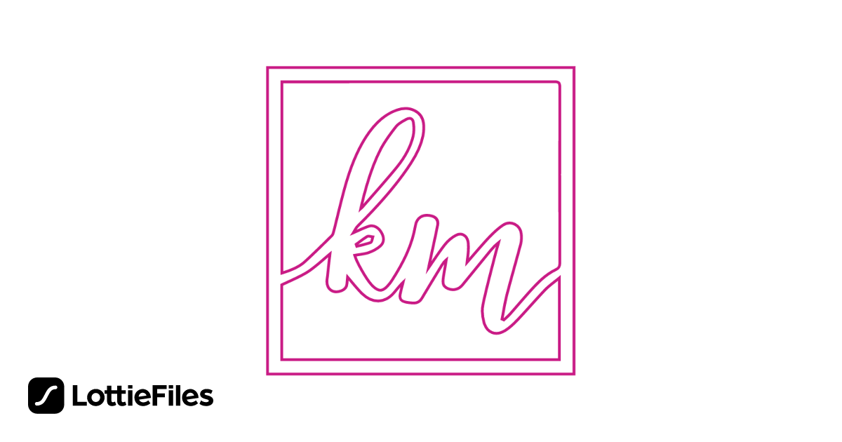 Free km logo animation Animation by Jeremiah Kent | LottieFiles