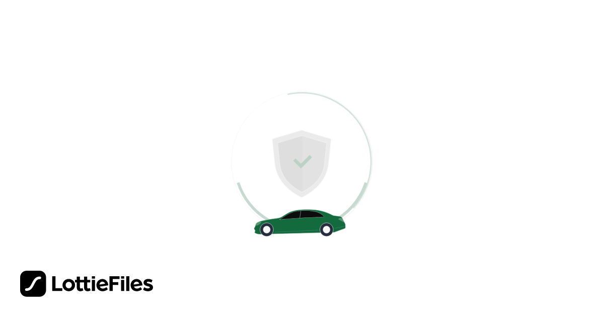 Free car with Shield Animation by Smriti Bhandari | LottieFiles