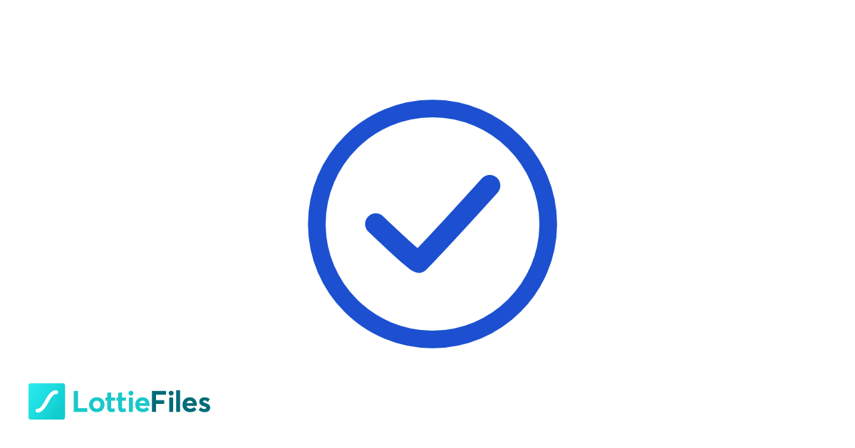 Tick Animation by MikeToon Studio - LottieFiles