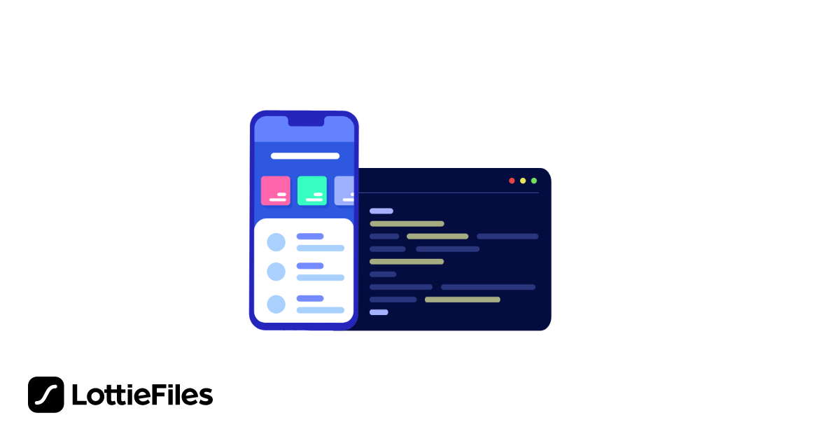 Free Mobile development Animation by Egor Tabula | LottieFiles