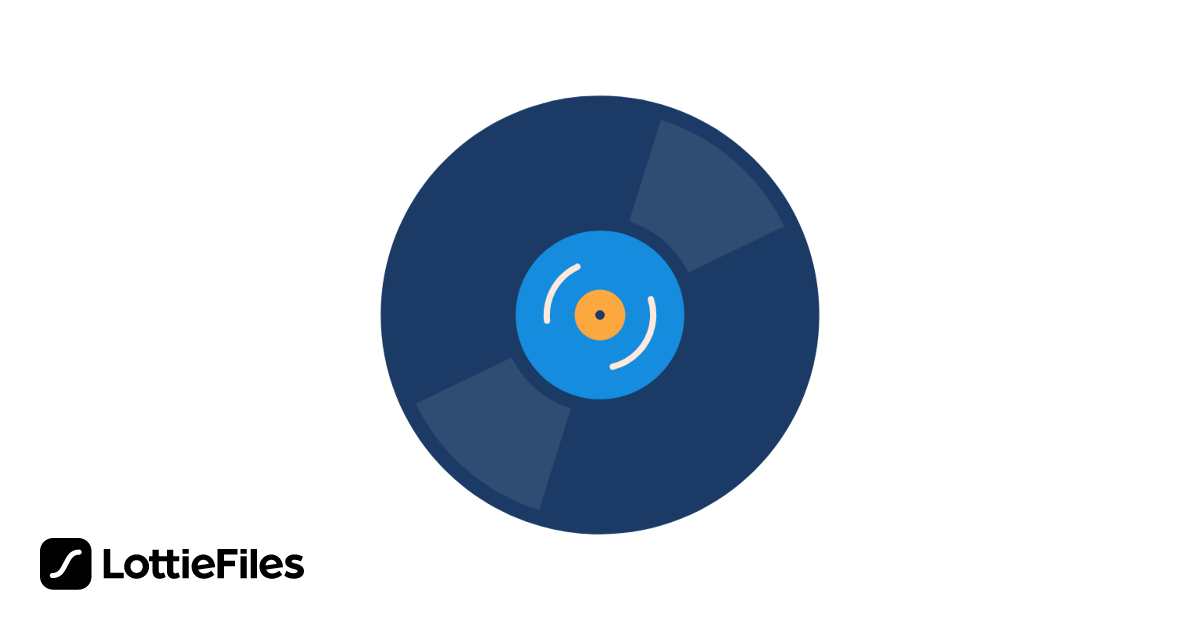Free Vinyl Record Animation by Chris Gannon | LottieFiles
