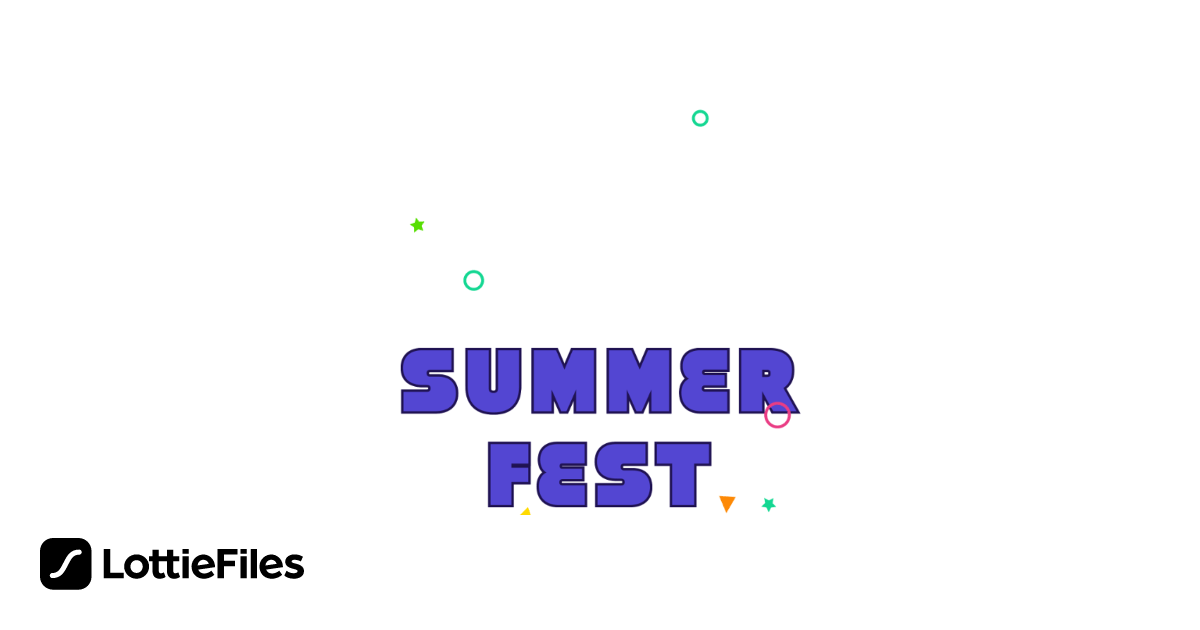 Free SummerFest 21 Animation by Jacob Matthew Case | LottieFiles