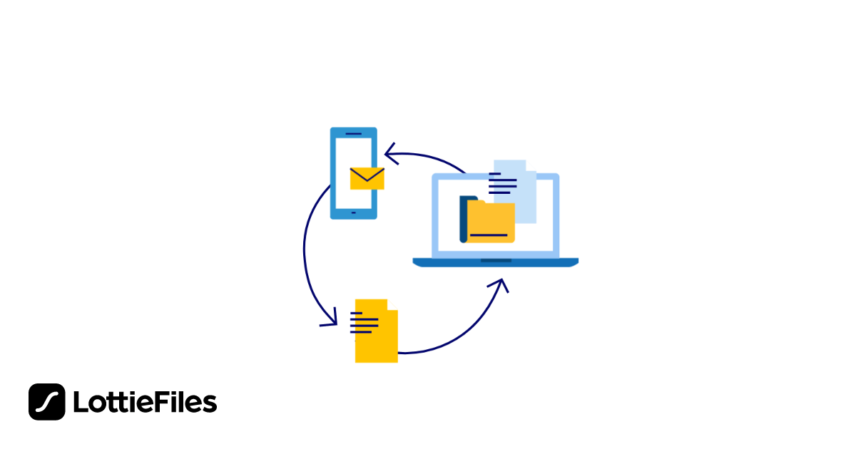 Free sending message process Animation by Solitudinem | LottieFiles