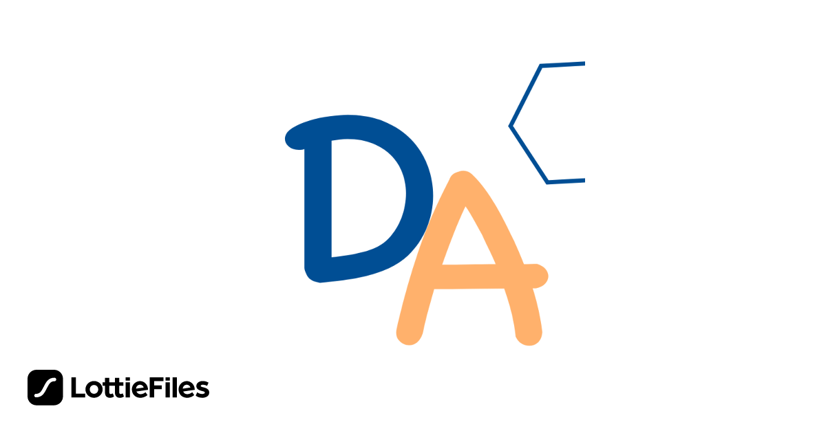 Free DA Logo Animation by David Akoshile | LottieFiles