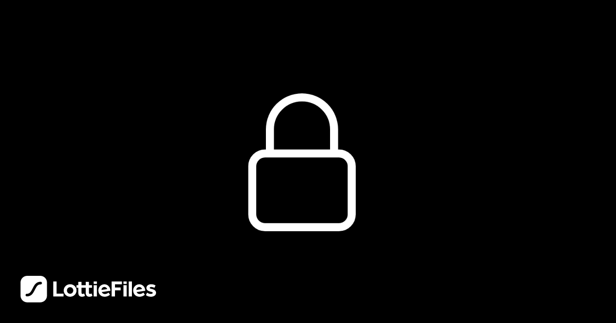 Free Lock Animation by Hicy | LottieFiles