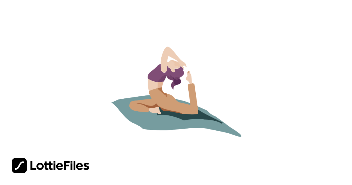 Free yoga animation Animation by Rehman_javed | LottieFiles