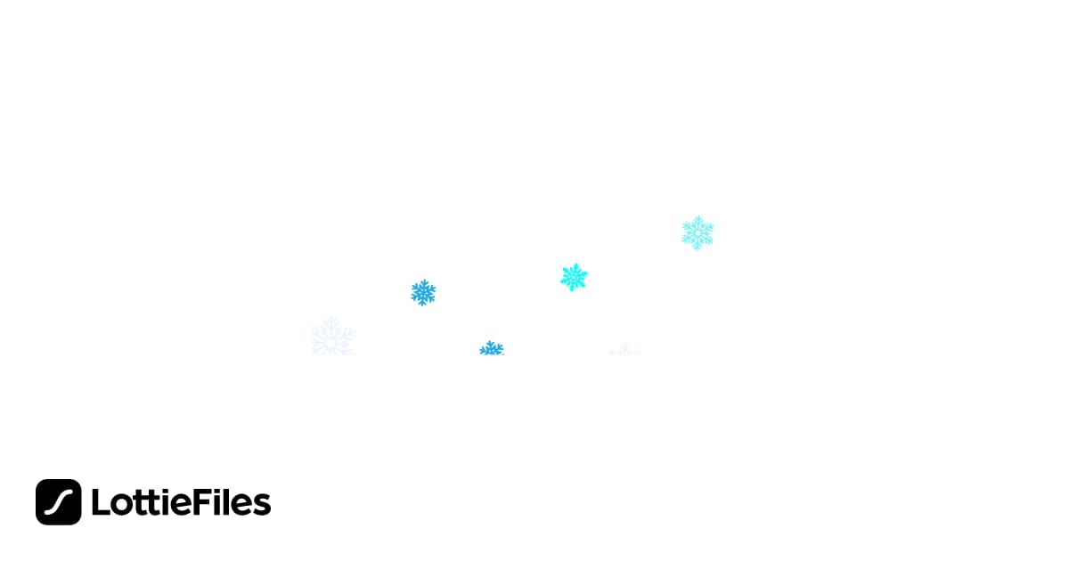 Free Snow Flakes Animation by Christopher Packer | LottieFiles