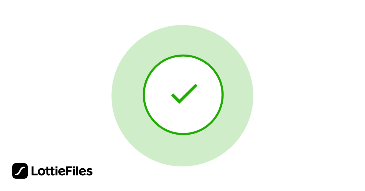 Free Success mark Animation by Alöscha Tschechow | LottieFiles