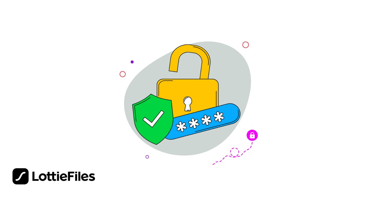 Free Pin code Password Protection, Secure Login animation Animation by ...