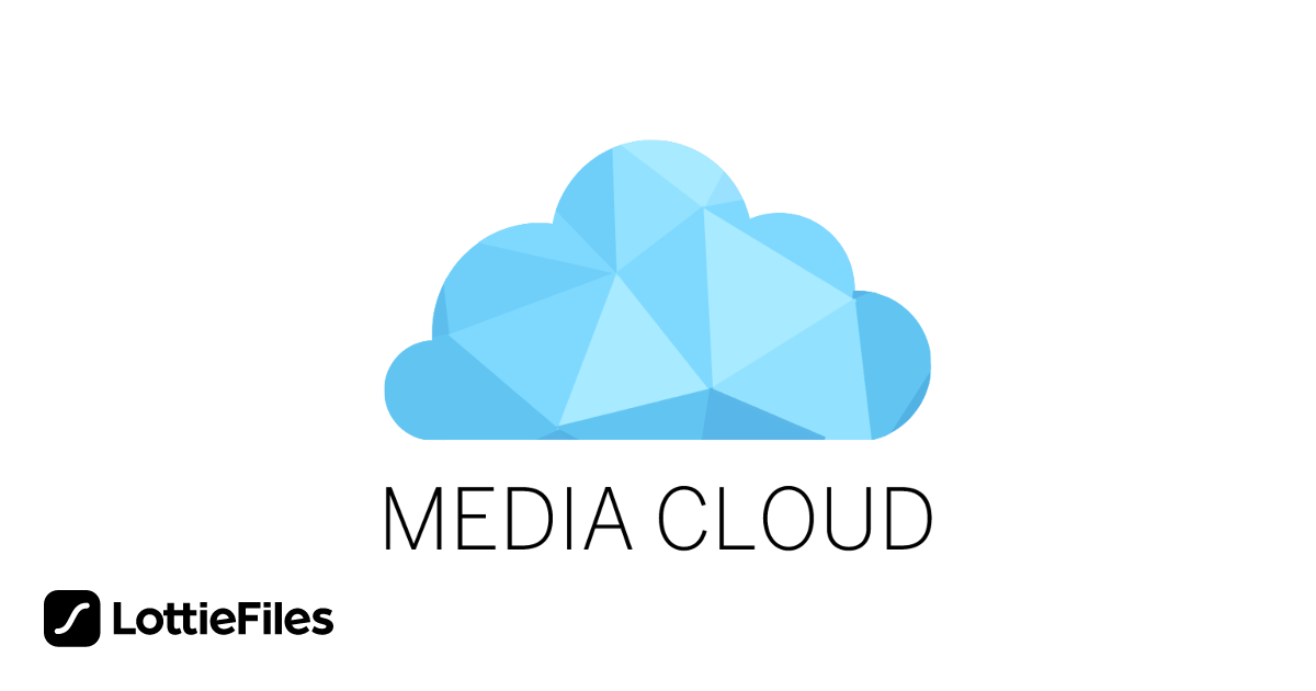 Free MEDIA CLOUD LOGO Animation by Nhân Crazy | LottieFiles