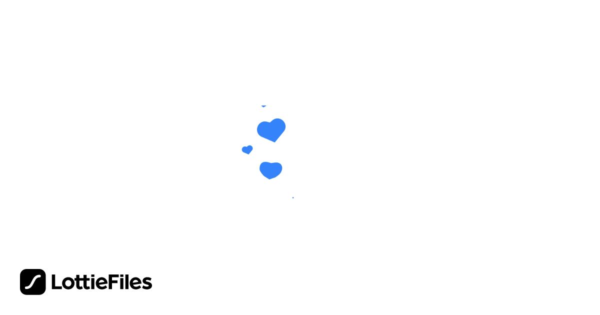 Free blue hearts Animation by Alejandra Osorio | LottieFiles