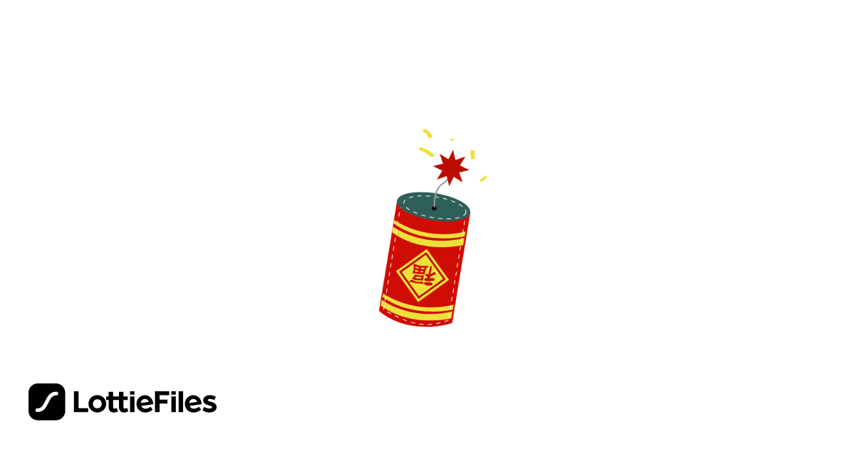 Free Firecracker Animation by Yutian Li | LottieFiles