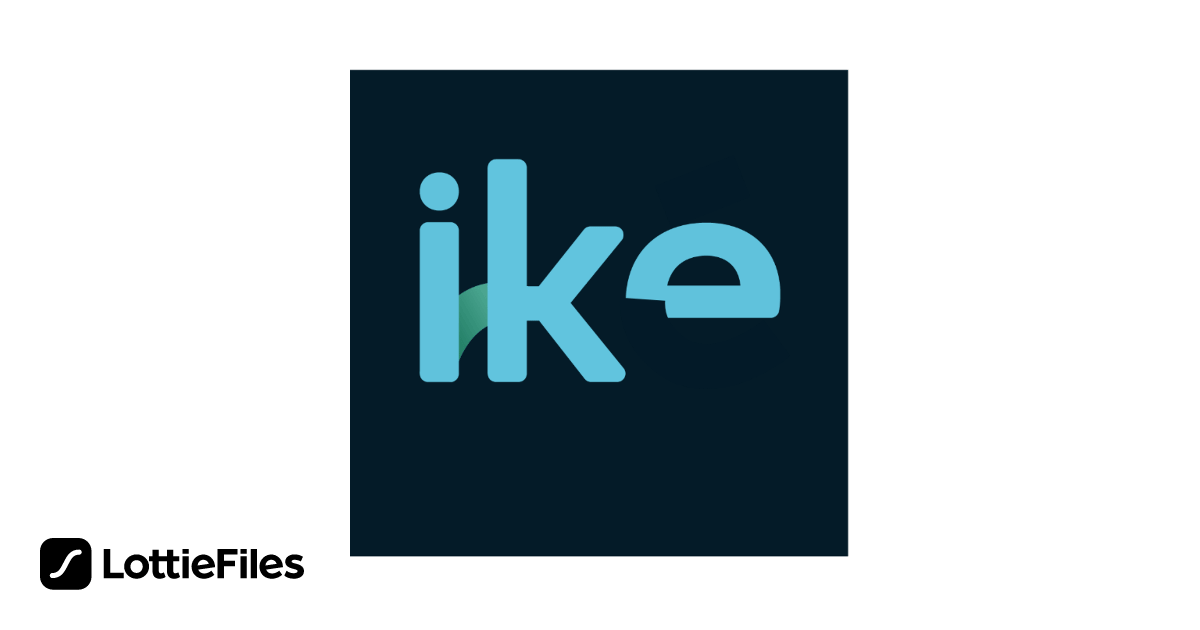 Free iké-LOGO Animation by Marcela Alvarado | LottieFiles