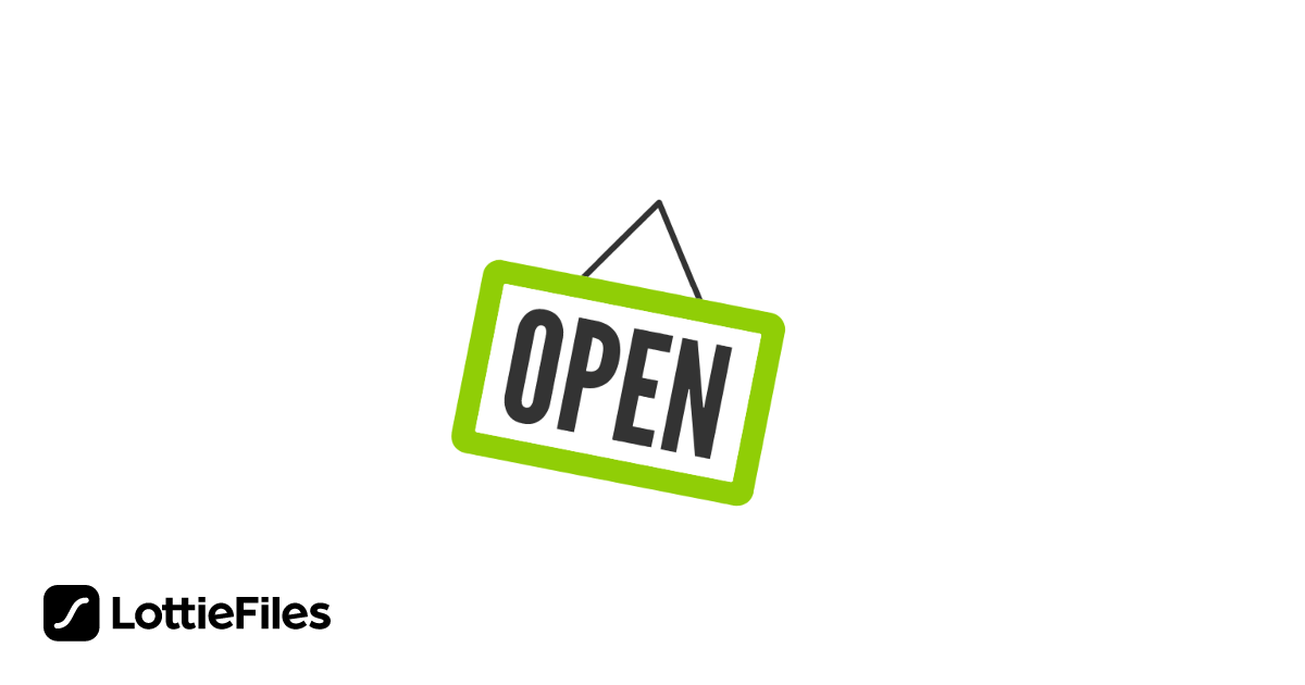 Kyle Tole의 무료 Open for business 애니메이션 | 로티파일