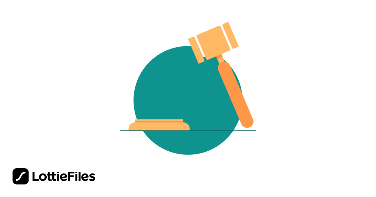 Free Gavel Animation by Kyle Tole | LottieFiles
