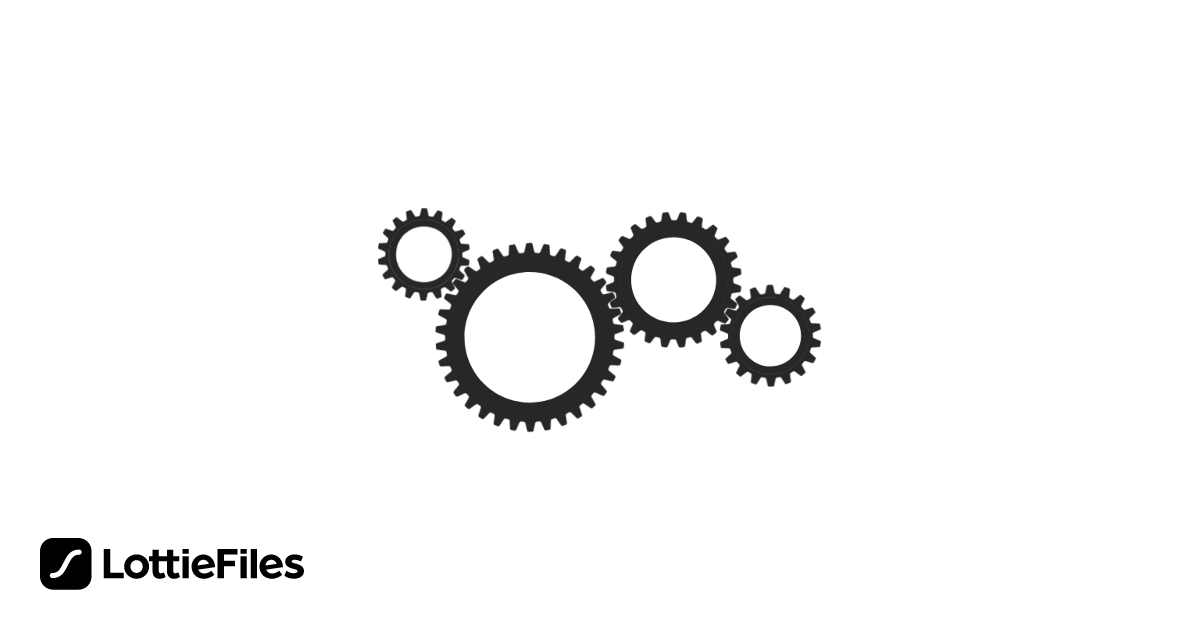 Free Gears Animation by Dario Schepis | LottieFiles