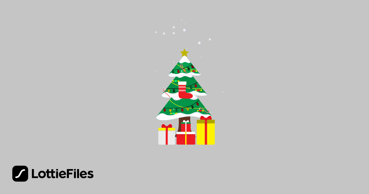 Free Christmas tree Animation by Akash Gupta | LottieFiles