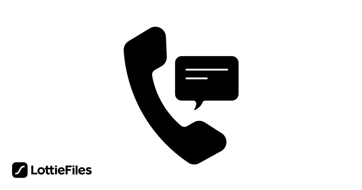 Free Talking on Call Animation by BEARicons | LottieFiles